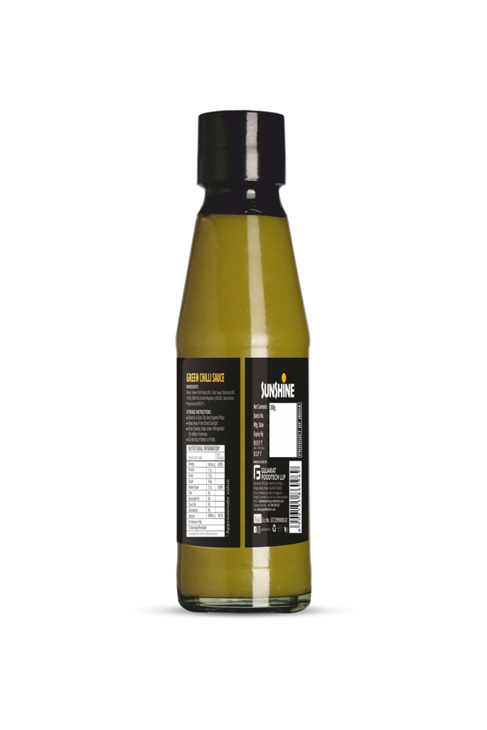 Green Chilli Sauce 200g Sunshine